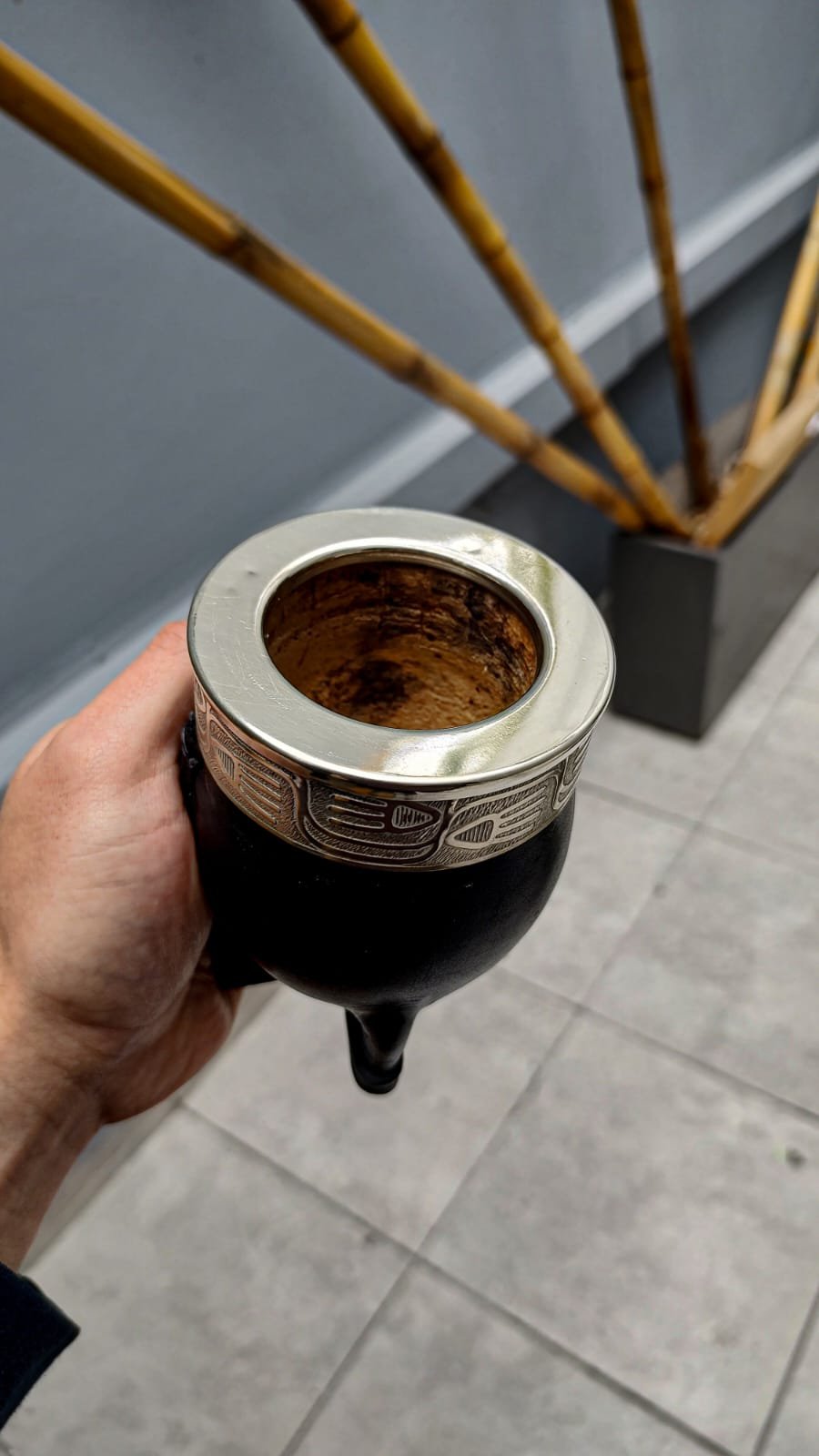 Imperial Virola Alpaca Cuero Liso Premium | El Palacio del Mate